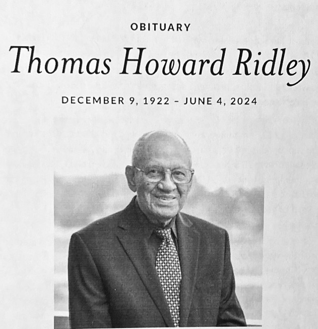 Thomas Howard Ridley: WWII D-Day Veteran, Crispus Attucks H.S. Graduate ...